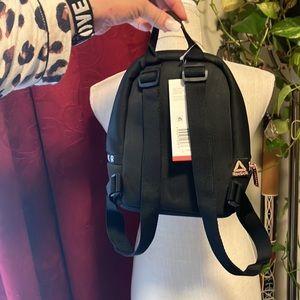 Reebok | Bags | Nwt Reebok Rose Gold Mini Black Backpack | Poshmark
